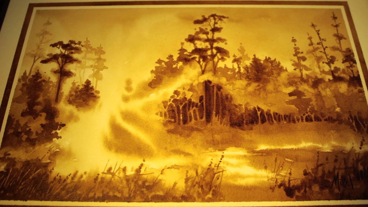 Center Stage Steven Mikel Dark Roast Watercolors - YouTube