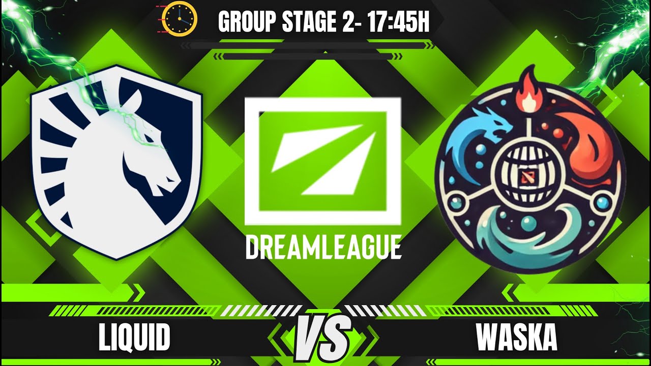 [BR] DreamLeague - Team Liquid X Team Waska - Fase de Grupos 2 - @Vinny ...