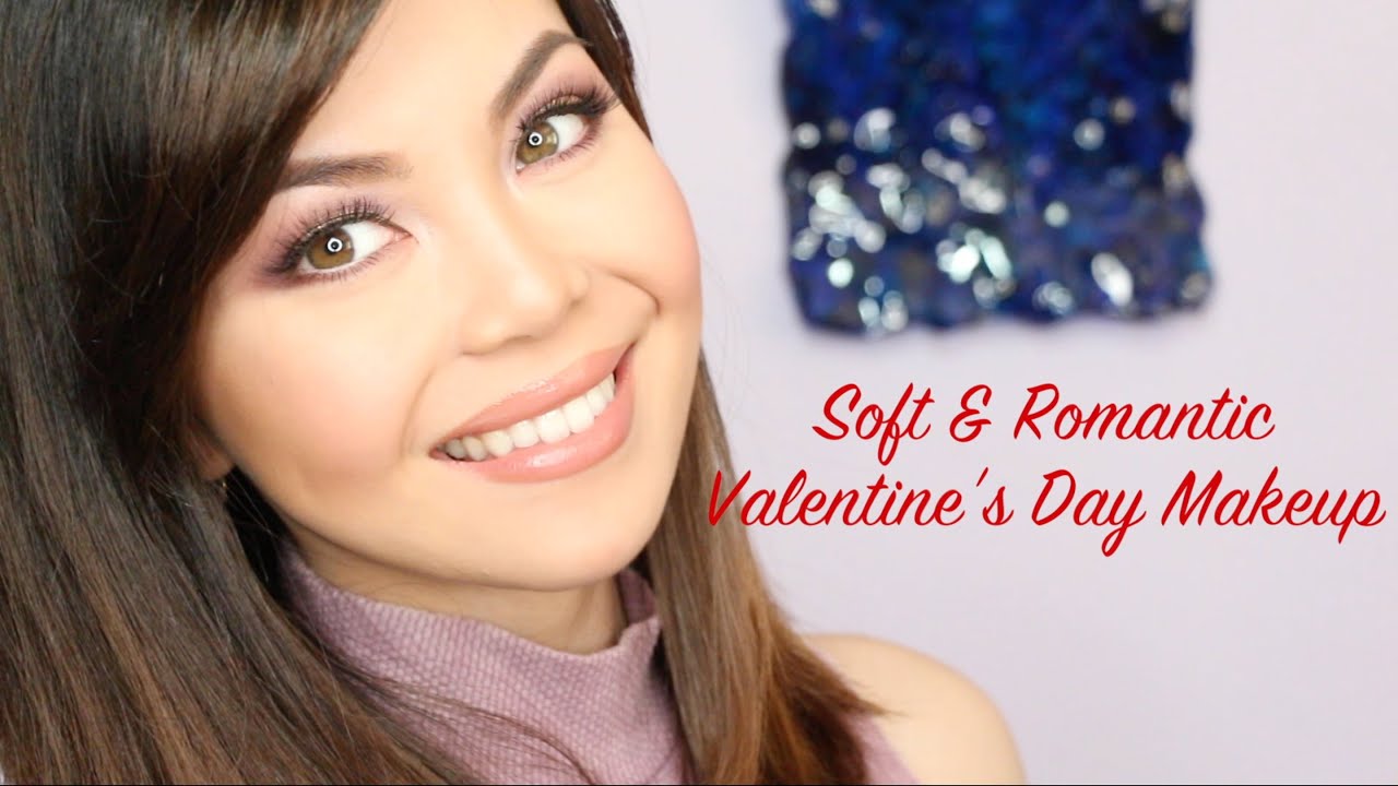 Soft & Romantic Valentine's Day Makeup Tutorial - YouTube