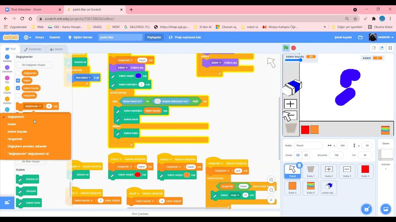 Paint uygulamasında silgi hazırlama ve kullanımı - YouTube