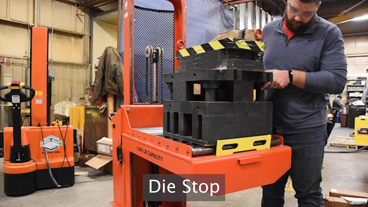 1,000 lb Die Cart (194797) | Green Valley Manufacturing, Inc. - YouTube