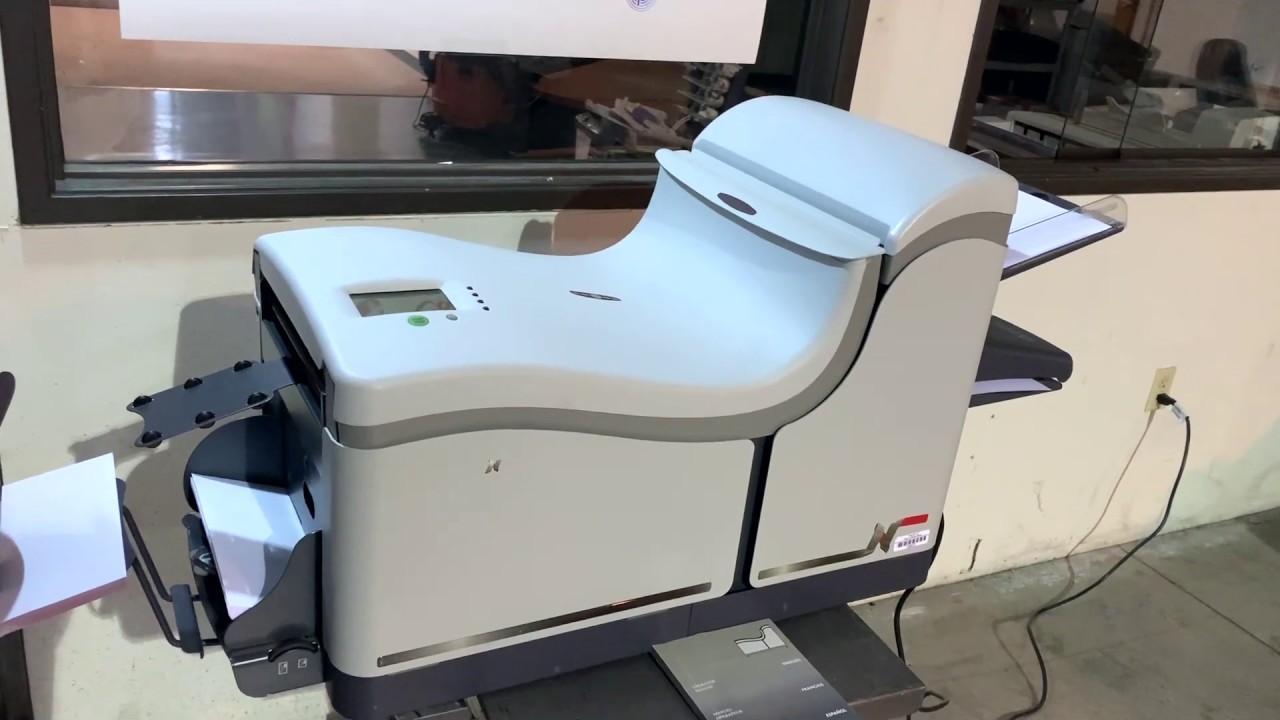 NEOPOST DS 62, one tray refurbished - YouTube