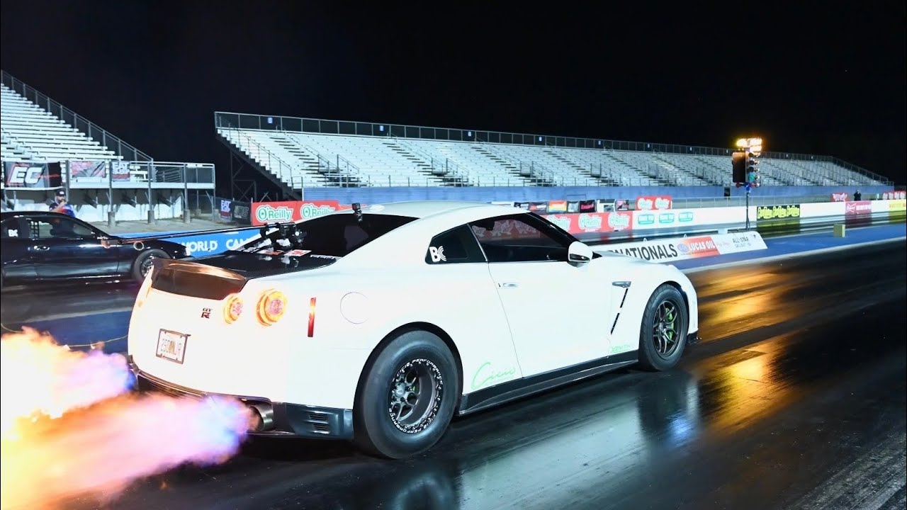 Fl2k Cicio NISSAN GTR 7.96 168.94MPH Gainesville Raceway - YouTube