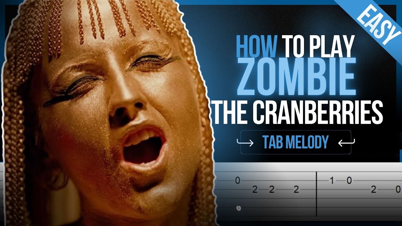 How to play Zombie by The Cranberries - TAB EASY - YouTube