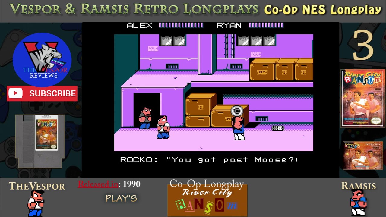 River City Ransom | NES | Full Retro Playthrough and Longplay | Episode ...