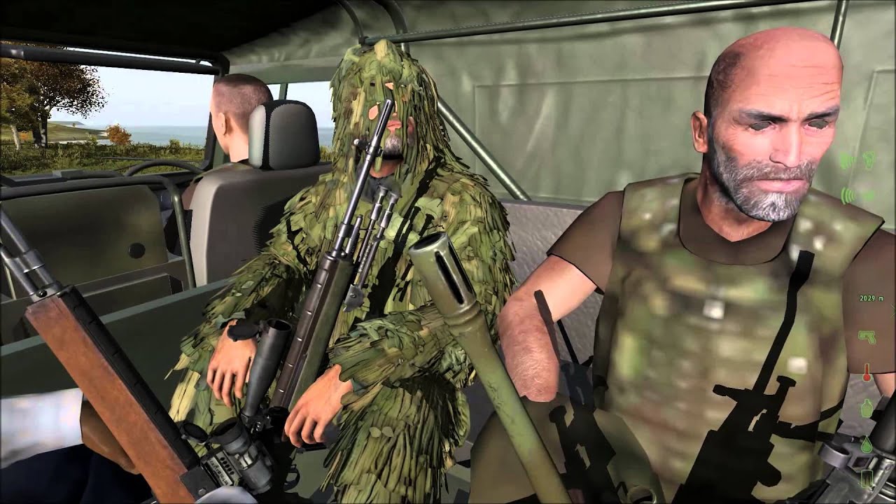 ARMA2 - DayZ mod - Team Old Skool - Filled up Offroad land rover - YouTube