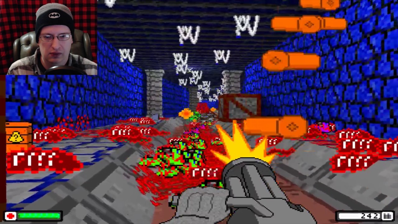 FUN! First person shooter with retro theme | Bitsturbed - YouTube