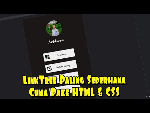 Ngoding Web Sederhana - Membuat LinkTree | HTML & CSS - YouTube
