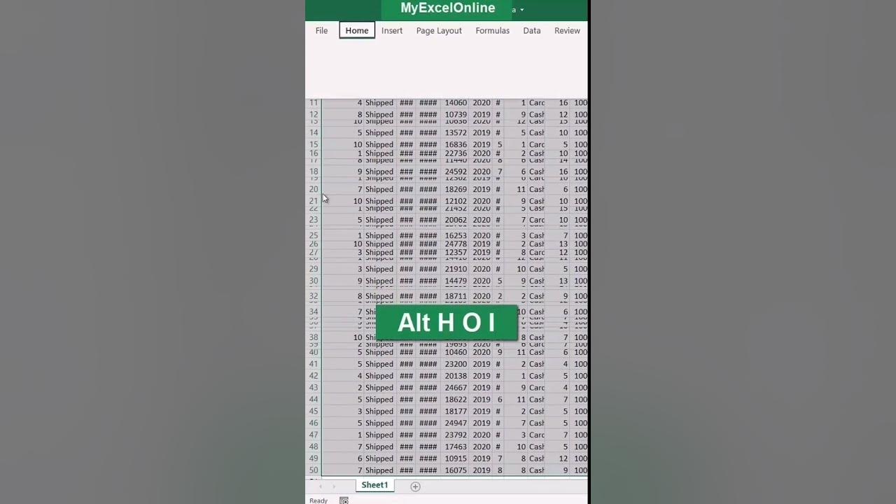How To Autofit Rows And Columns Has Never Been This Easy shortvideo how-to-autofit-rows-and-columns-has-never-been-this-easy-shortvideo