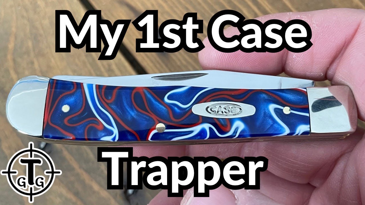 MY VERY FIRST CASE TRAPPER KNIFE XX Patriot Kirinite - YouTube