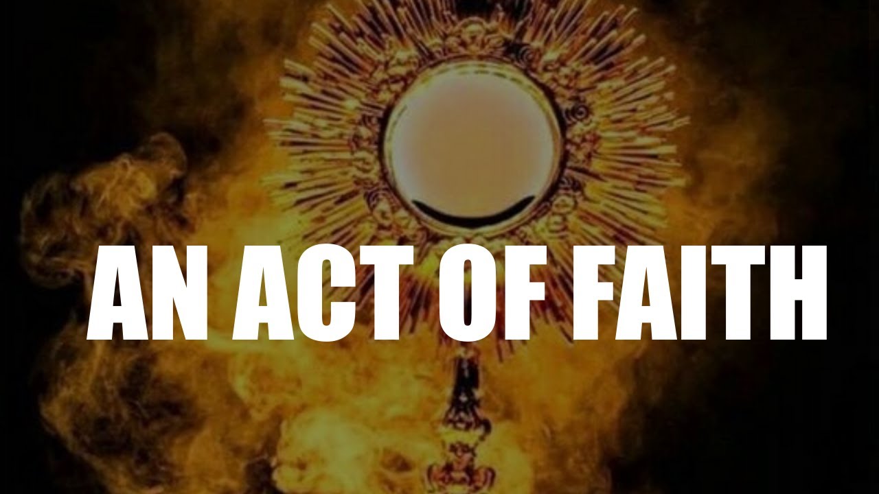 An Act of Faith - A Beautiful Expression of One's Belief in the Real ...