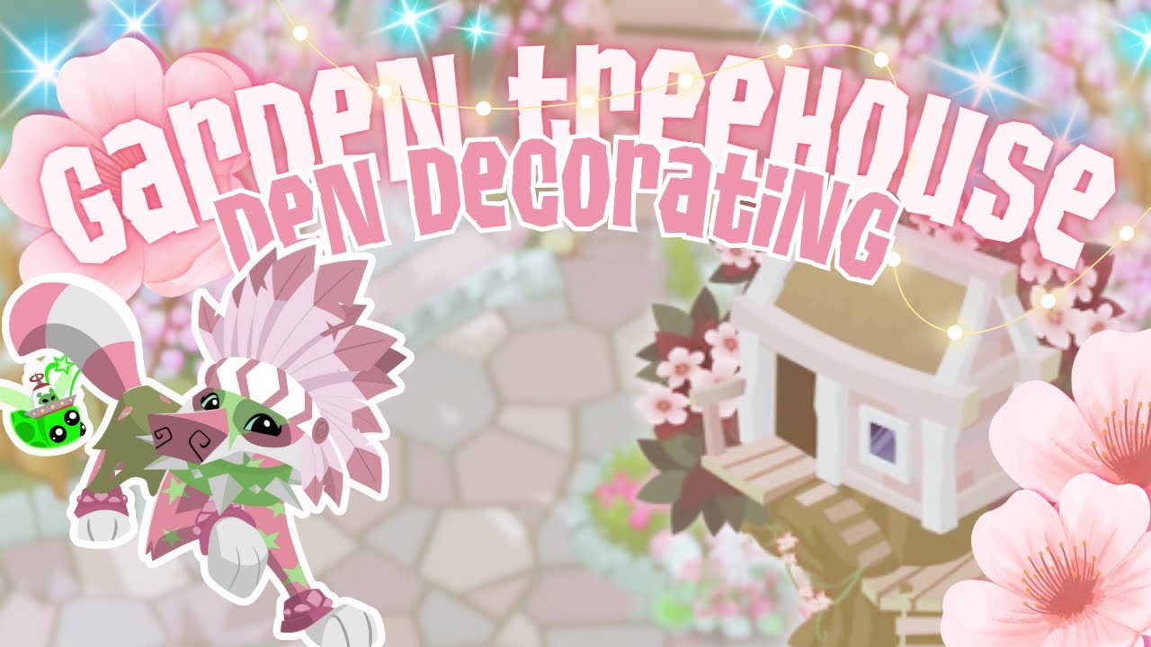 Garden Treehouse Den Decorating + Giveaway - YouTube