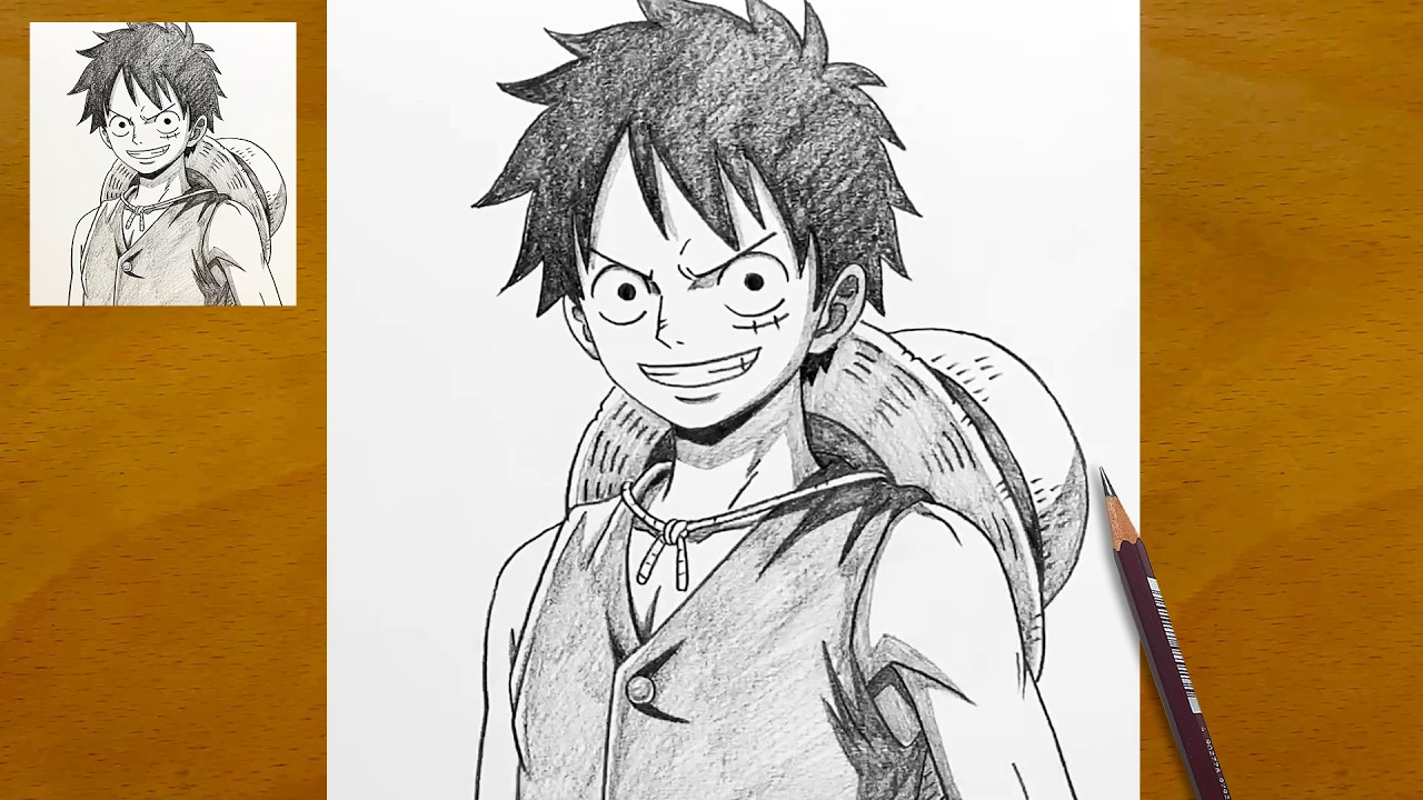 How to Draw Luffy Step by Step | Easy One Piece Tutorial - YouTube