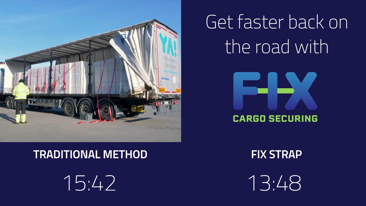 FIX Cargo Securing | FIX Lastsäkring | FIX Strap Timelapse - YouTube