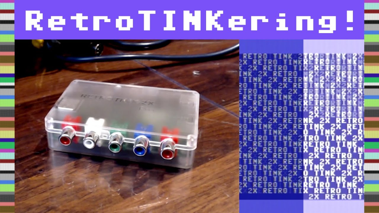 RetroTINK tinkering! 📺 Unboxing, firmware upgrade and testing on my C64 ...