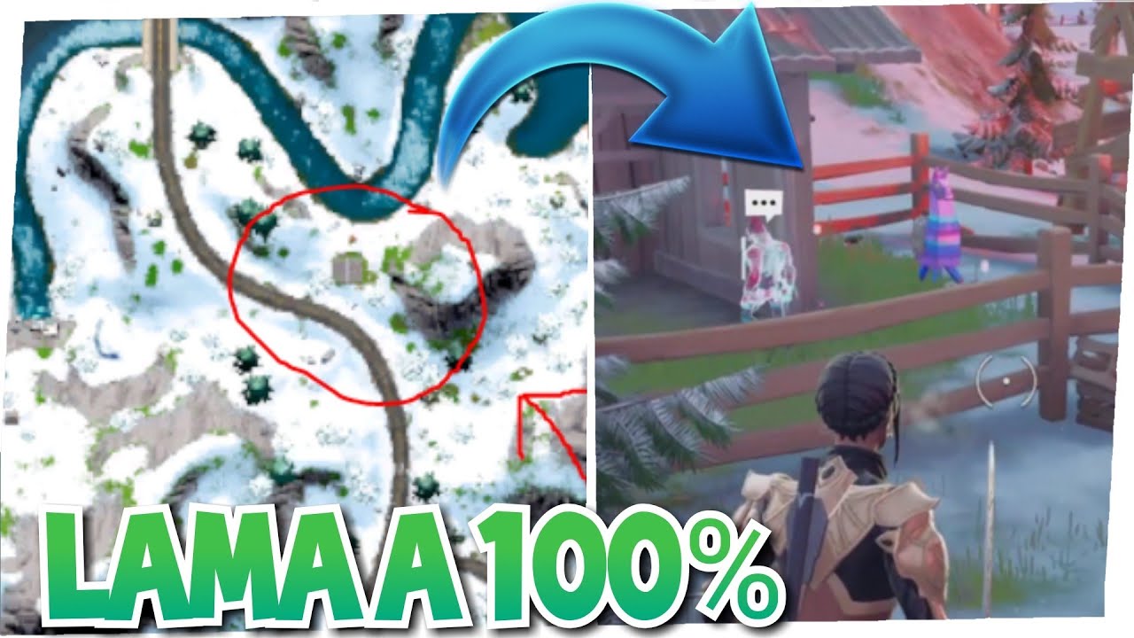 CE LAMA SPAWN ICI TOUTES LES GAMES - FORTNITE CHAPITRE 3 SAISON 1 - YouTube
