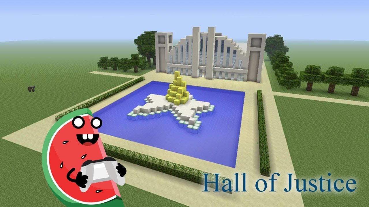 Minecraft: Justice League The Hall of Justice - YouTube
