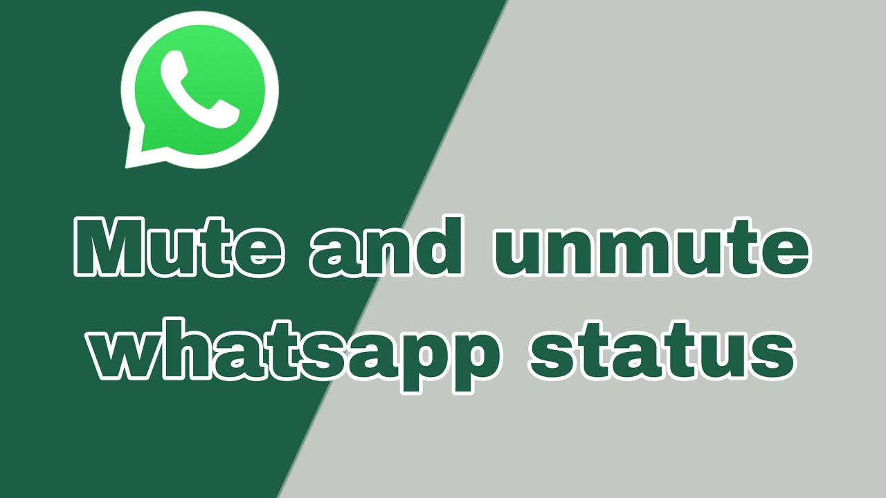 How To Mute And Unmute Whatsapp Status YouTube how-to-mute-and-unmute-whatsapp-status-youtube