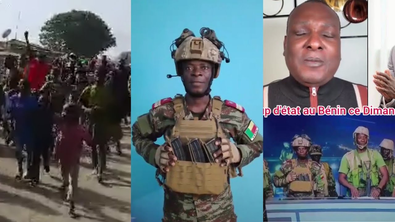 LE COUP D'ÉTAT EST CONFIRMÉ L'HOMME FORT DU BENIN PREND LA PAROLE ET ...