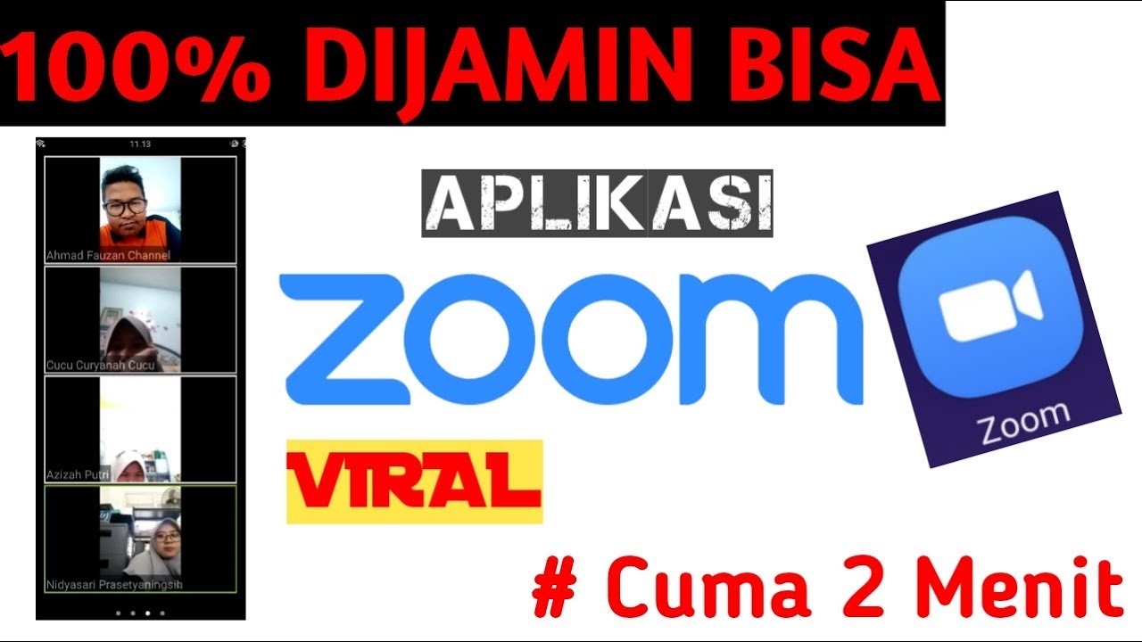 Tutorial menggunakan APLIKASI ZOOM dengan Mudah dan Cepat | 2020 - YouTube