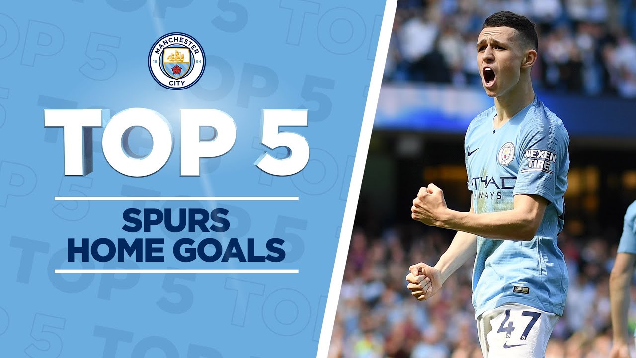 FODEN'S FIRST PL GOAL! | Top 5 Goals v Spurs! | Paul Walsh, Bernardo ...