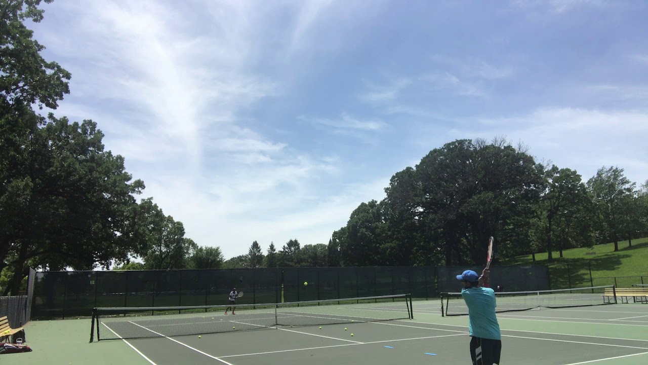 Backhand Cross Court Drill - YouTube