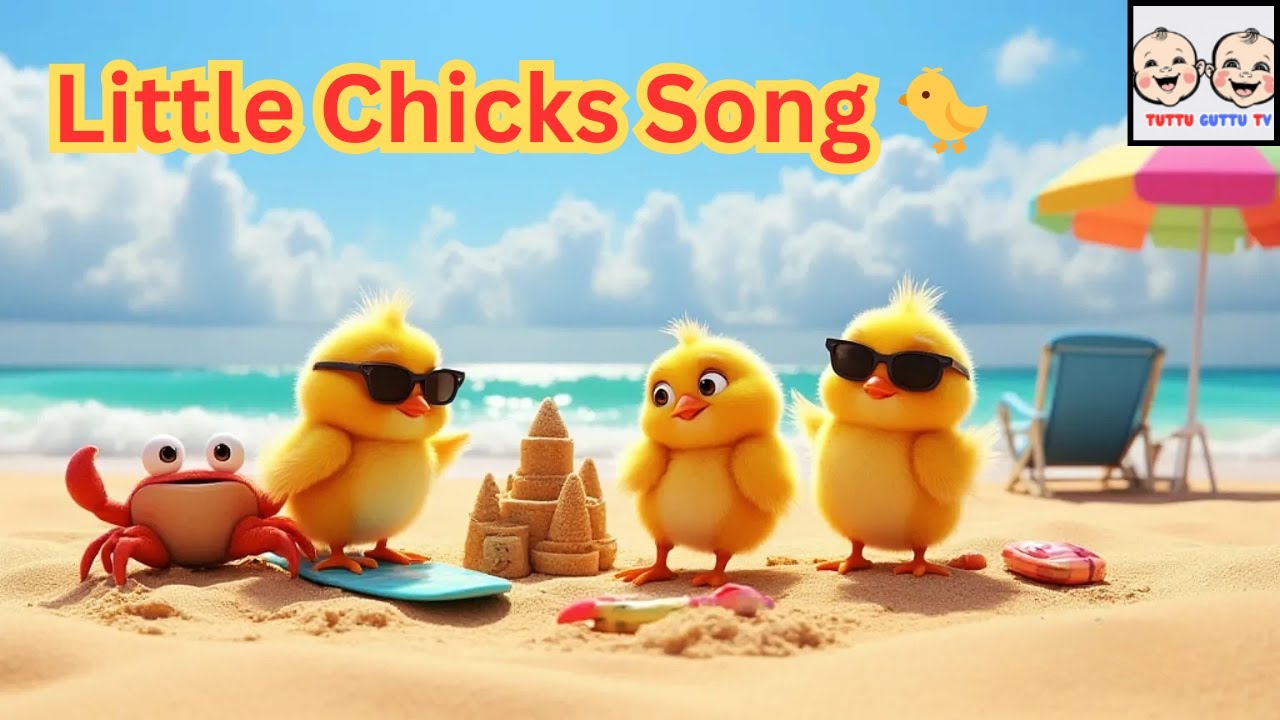 Little Chicks Song 🐤| Farm Animals Songs | Toddlers Song| Cute Chicks ...