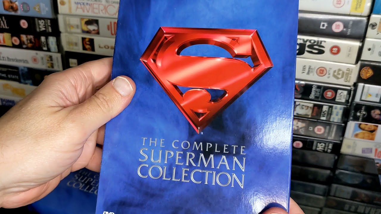 Superman Movie Collection Boxset on DVD and VHS - YouTube