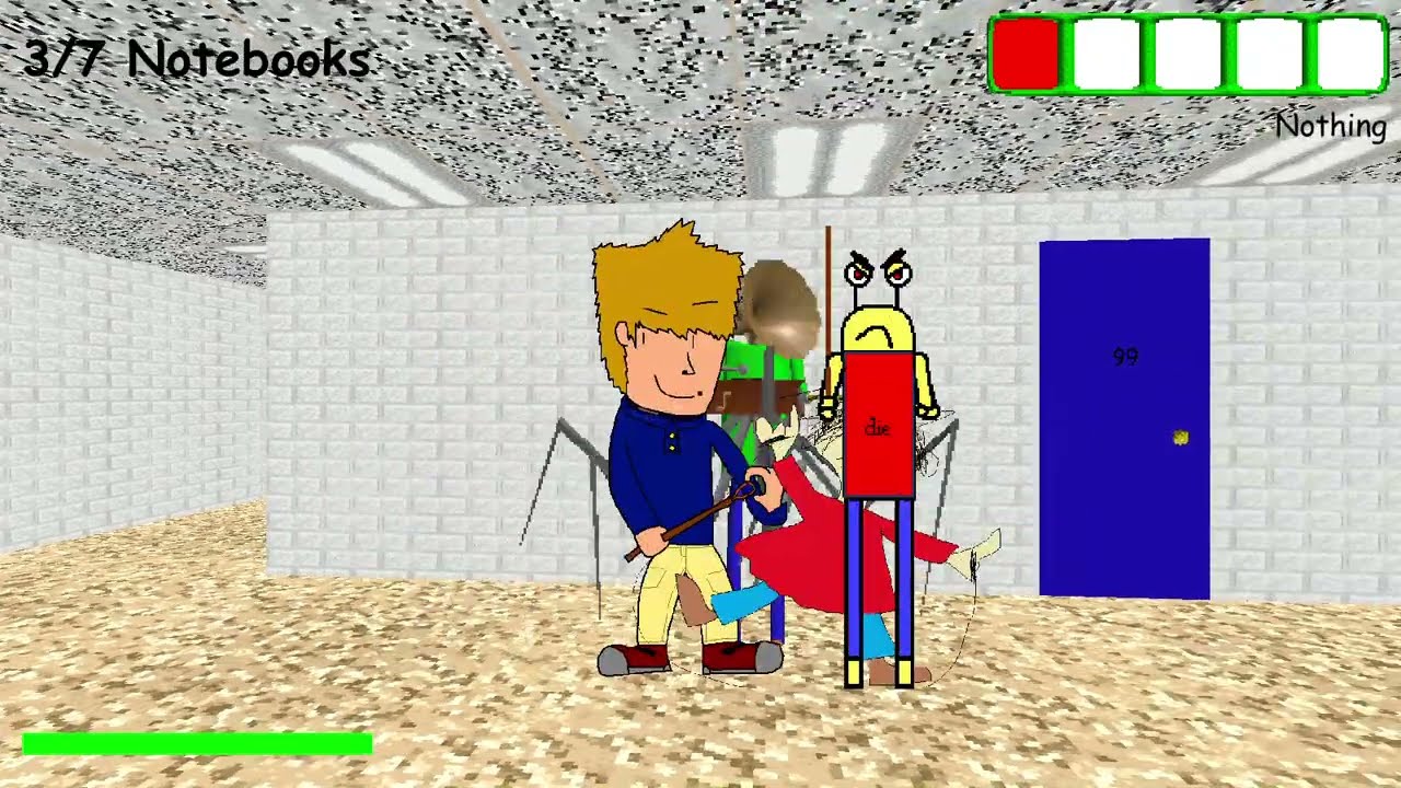 BBCCS 4 BB+ Map 3 Baldi's Basics trolling around - YouTube