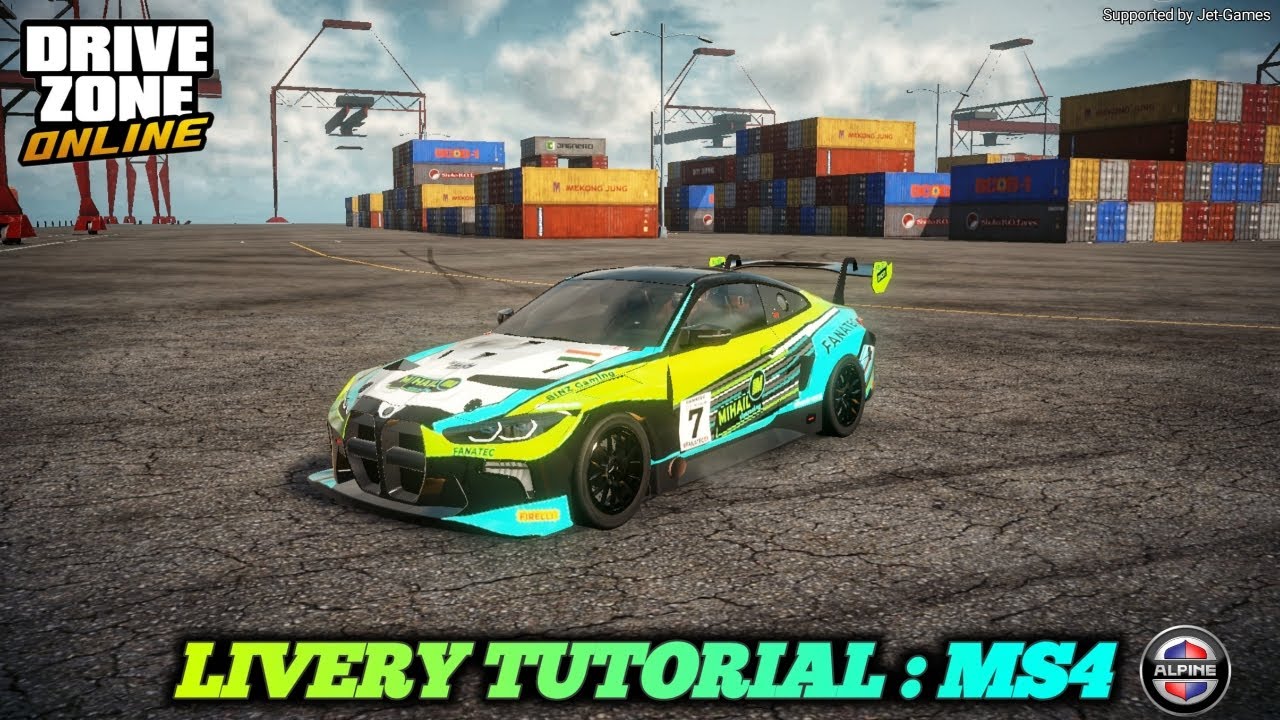 MS4 Livery Tutorial | Drive Zone Online | Handmade Livery Tutorial #dzo - YouTube
