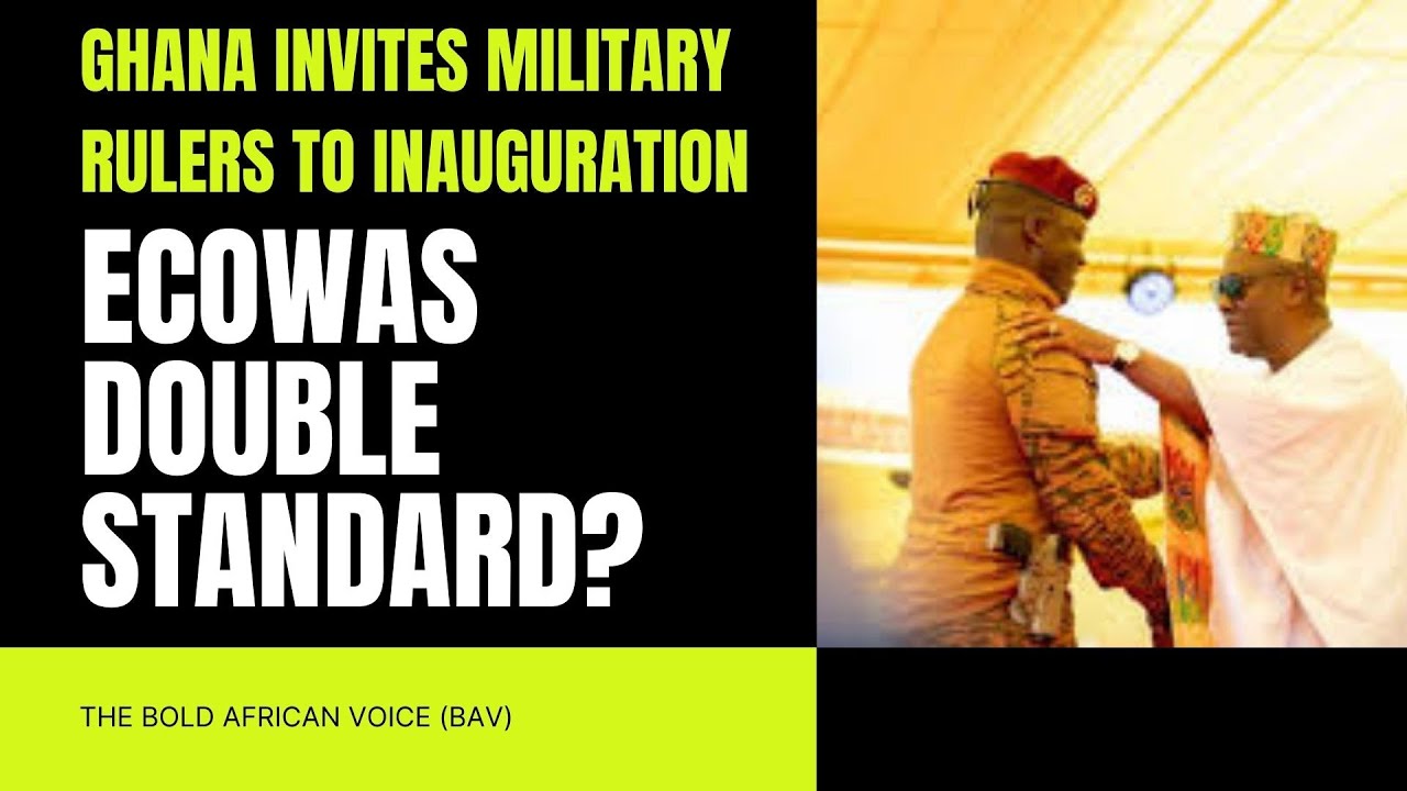 GHANA'S INVITATION TO MILITARY LEADERS FOR INAUGURATION: A STRATEGIC ...
