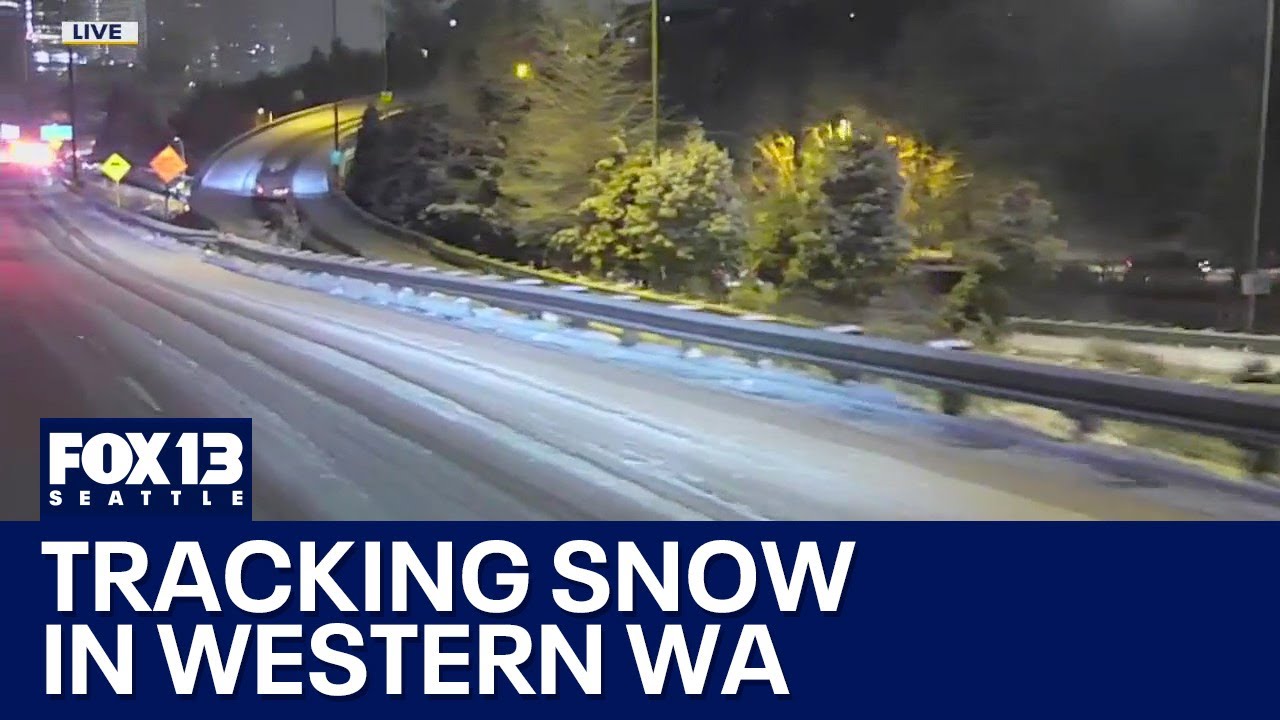 Tracking snow in western Washington - YouTube
