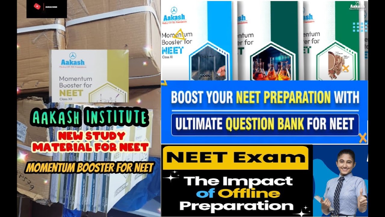 aakash institute new study material for NEET | Momentum Booster for ...