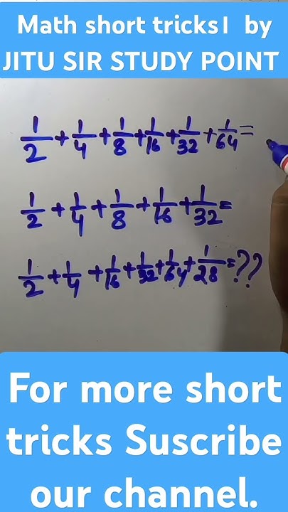 math short tricks #JITU SIR STUDY POINT - YouTube