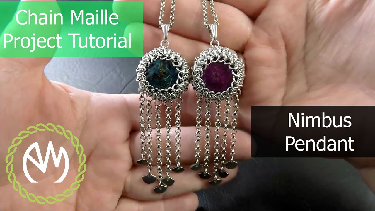 Chain Maille Project Tutorial - Nimbus Pendant - YouTube