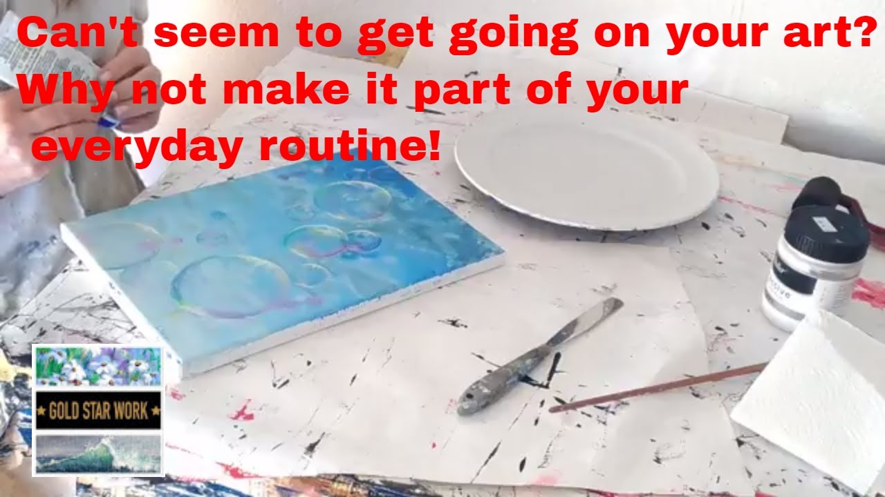 Day 1, Building a Daily ART Habit, Introduction, finding time and ...