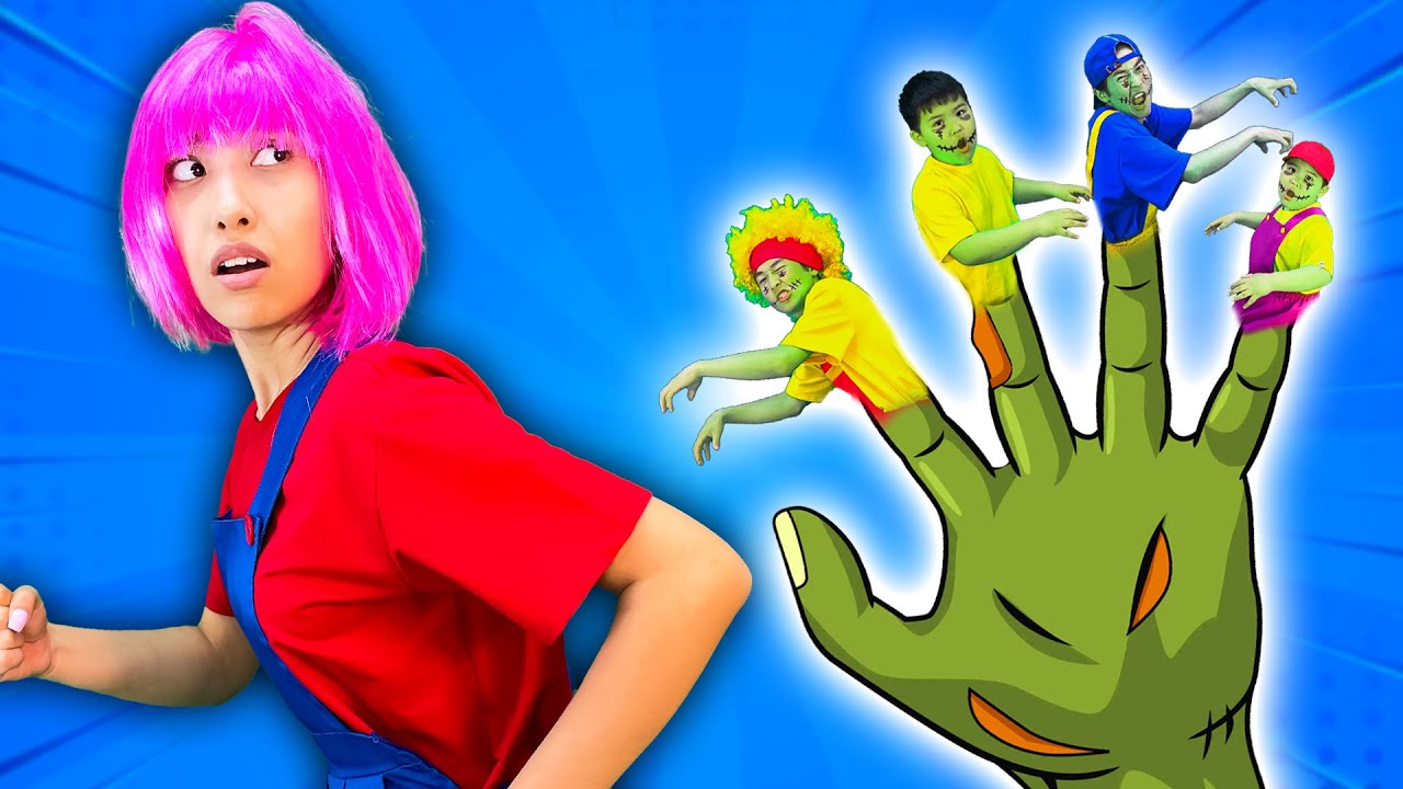 Finger Family Zombie Song | Nursery Rhymes |@Znumbra kids - YouTube