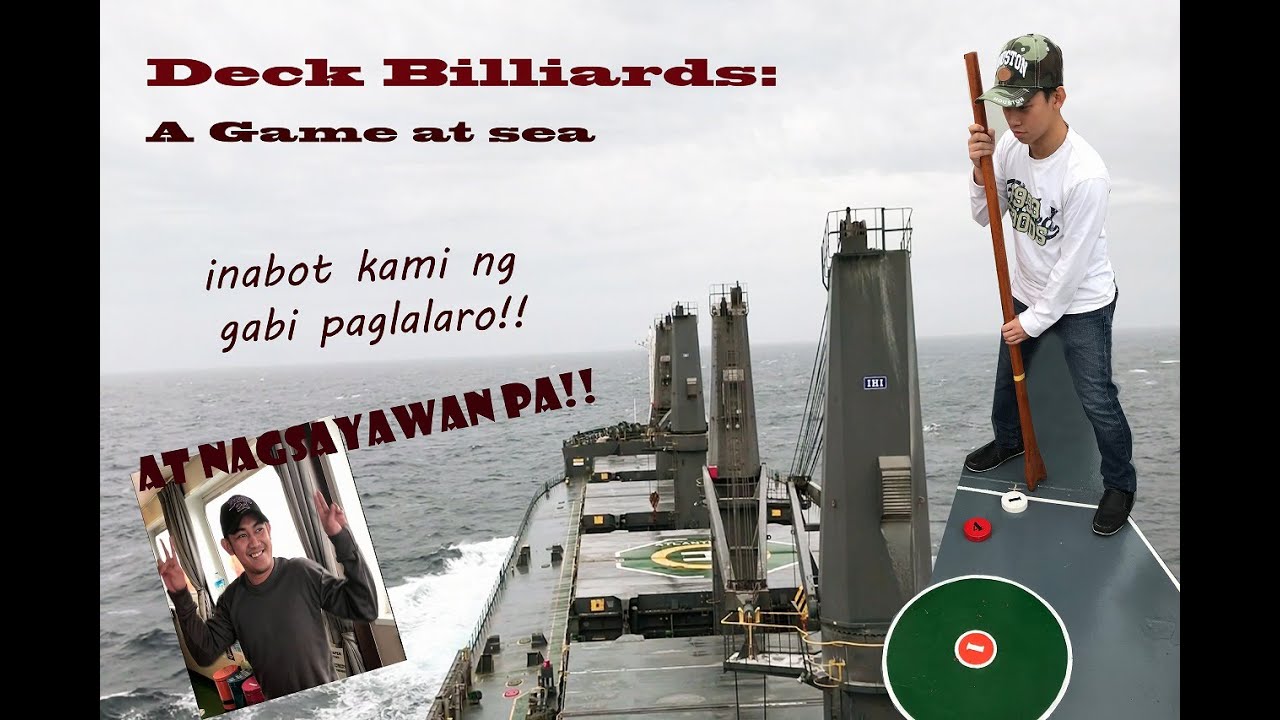 Deck Billiards: A Game at Sea - YouTube
