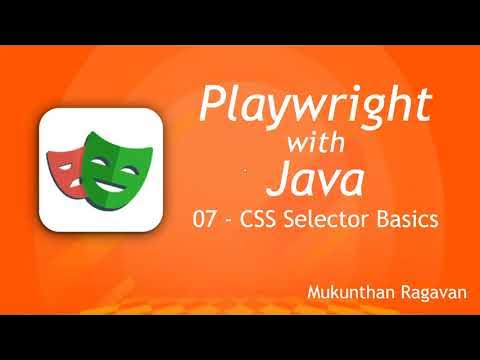 Playwright with Java - CSS Selector Basics - YouTube