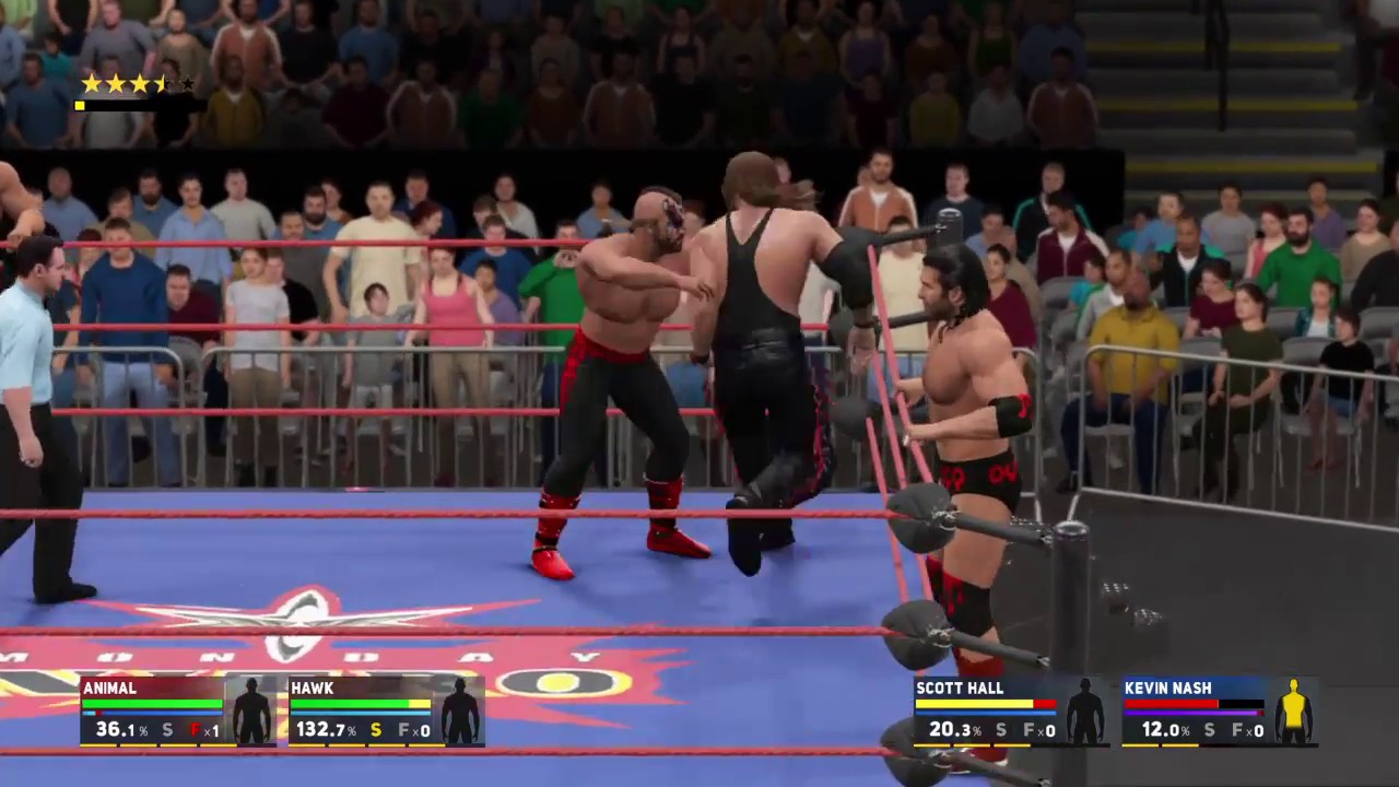 Road Warriors/LOD vs The Outsiders WCW Tag Team Championship - YouTube