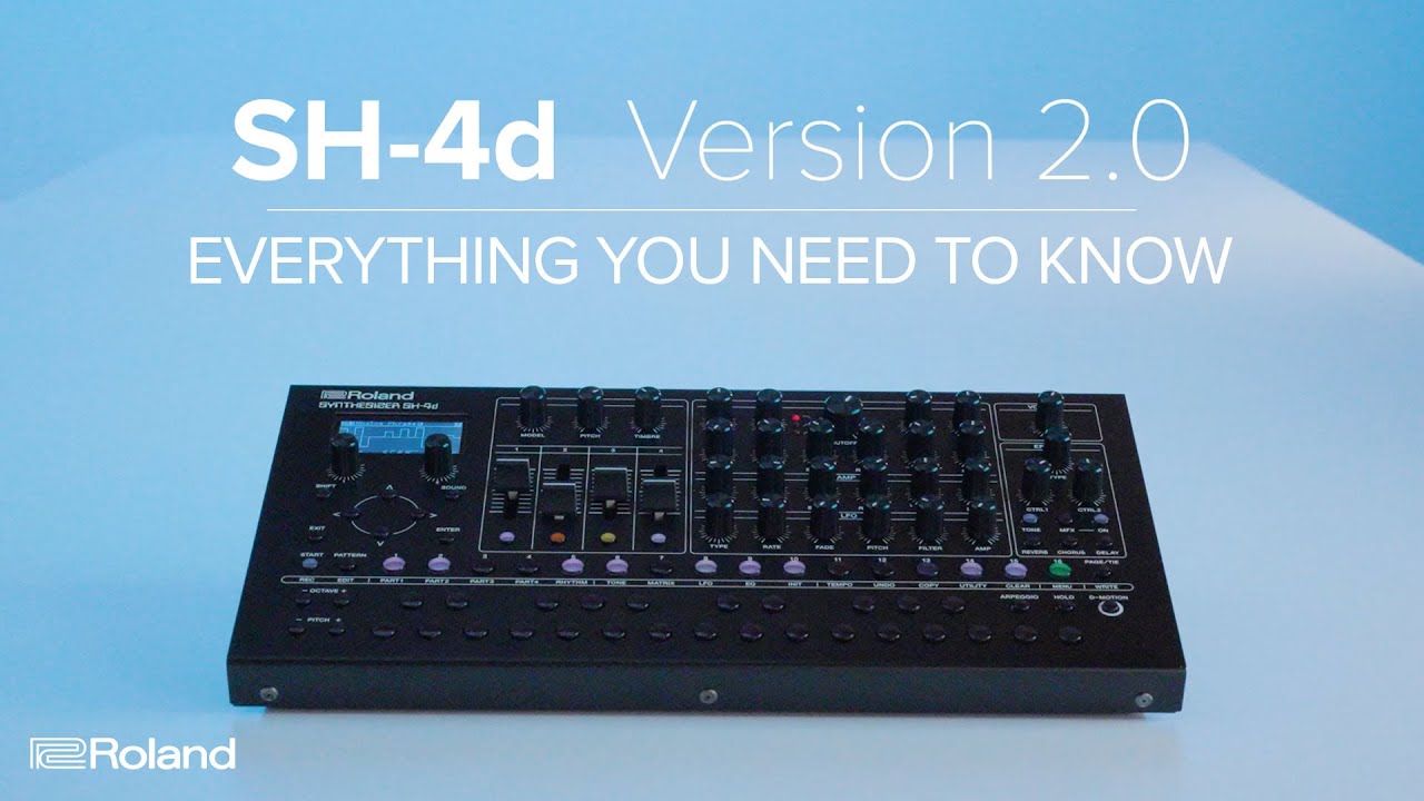 Roland SH-4d v2.0 Update | Everything You Need to Know - YouTube