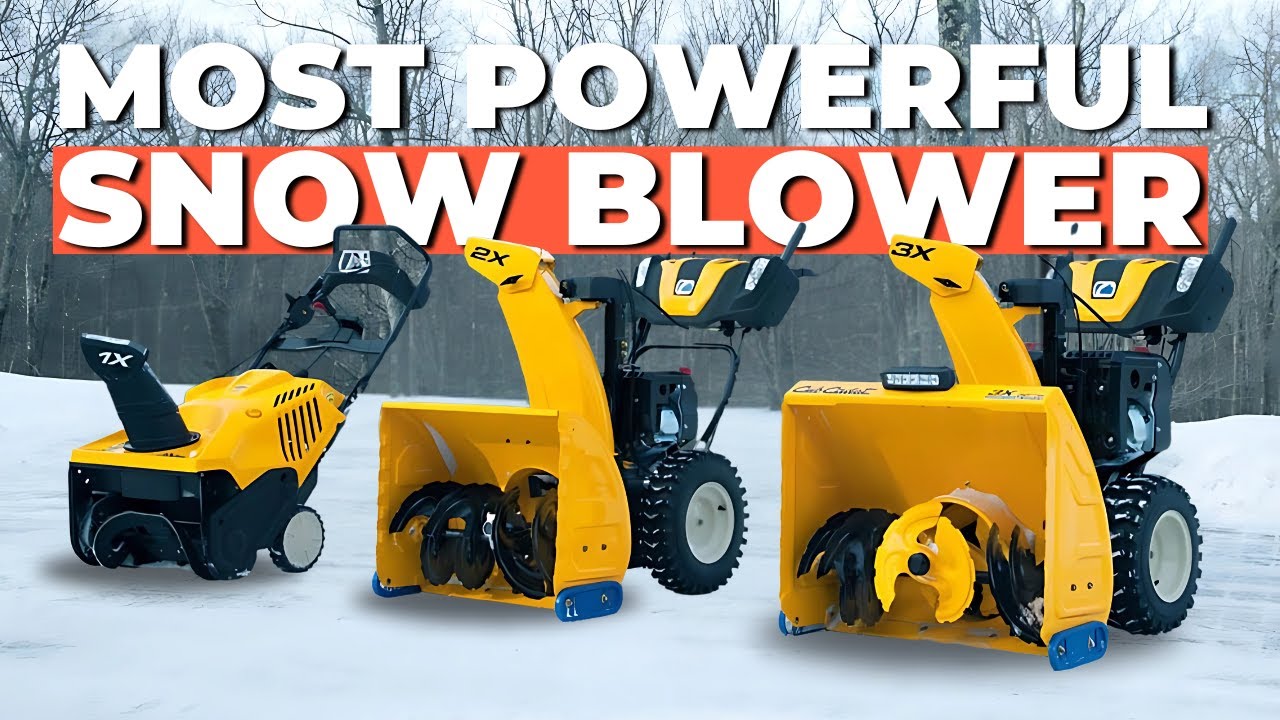 15 Most Powerful Snow Blower You Need This Winter - YouTube