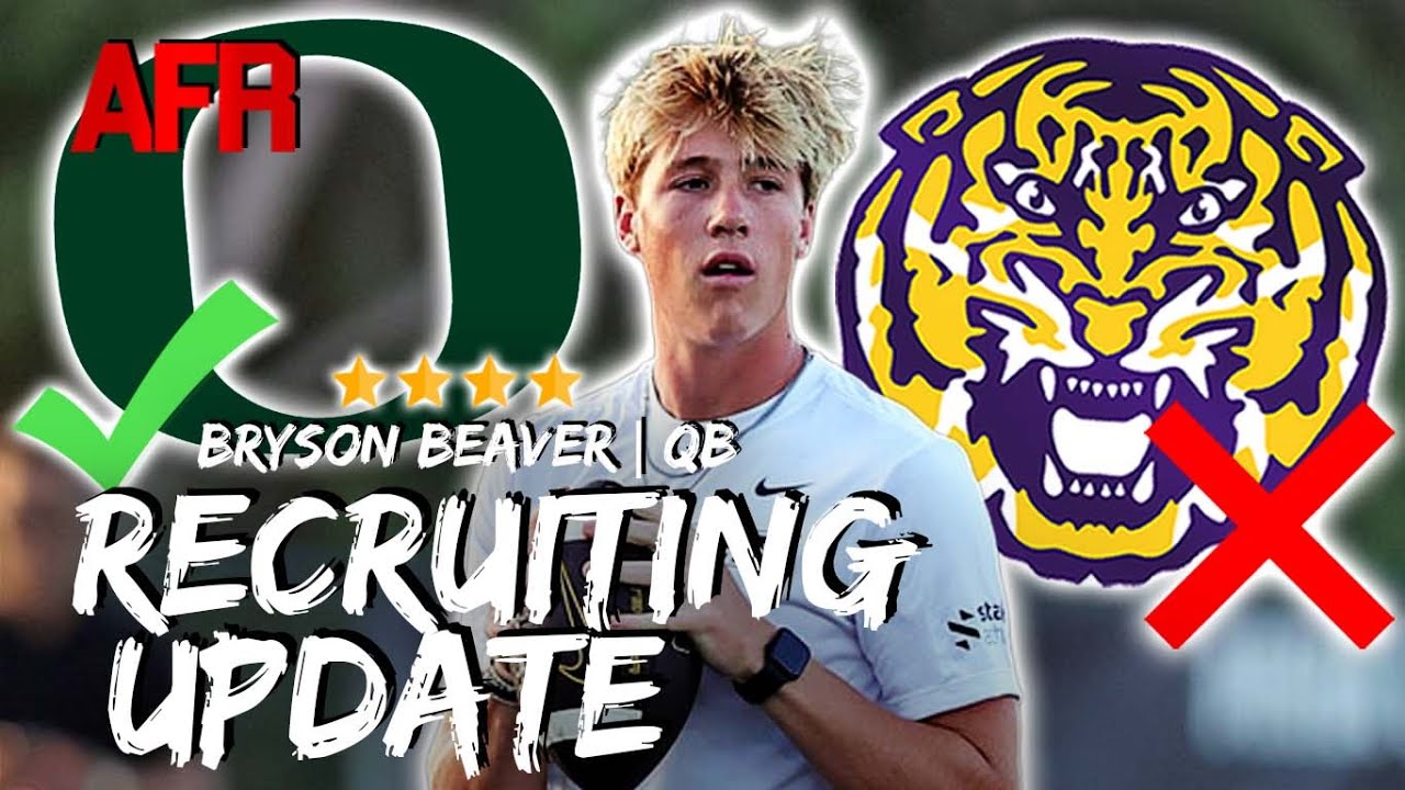 ANOTHER QB MISS!!! Bryson Beaver Picks Oregon Over LSU | Where Do ...