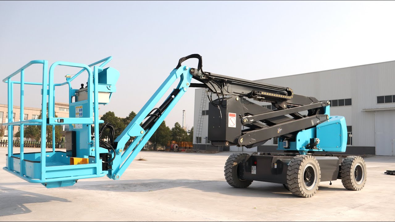 14m DC power Self propelled boom lift Aerial Work Platform from LGLIFT ...