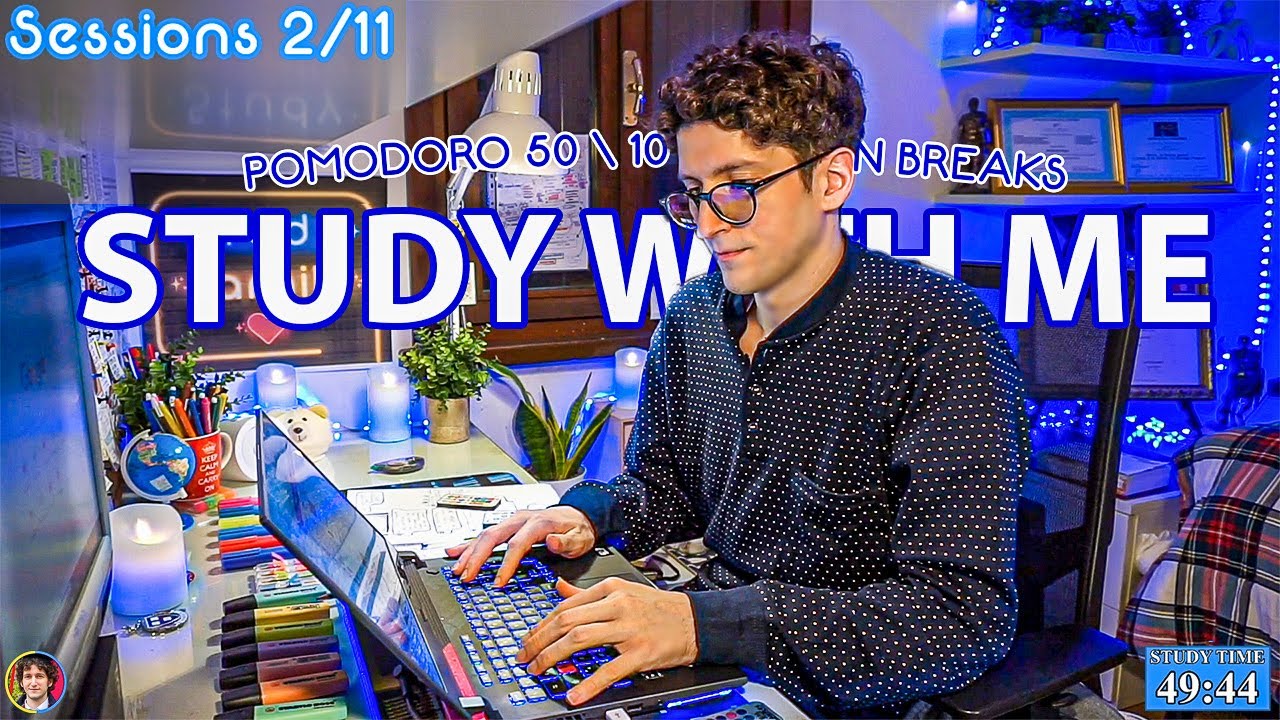 STUDY WITH ME LIVE POMODORO | 12 HOURS | Harvard Extension Student ...