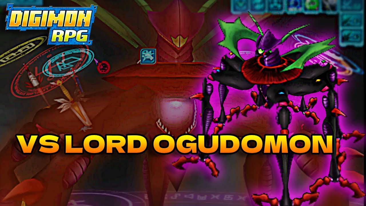 Digimon RPG Online - Fighting Ogudomon - YouTube