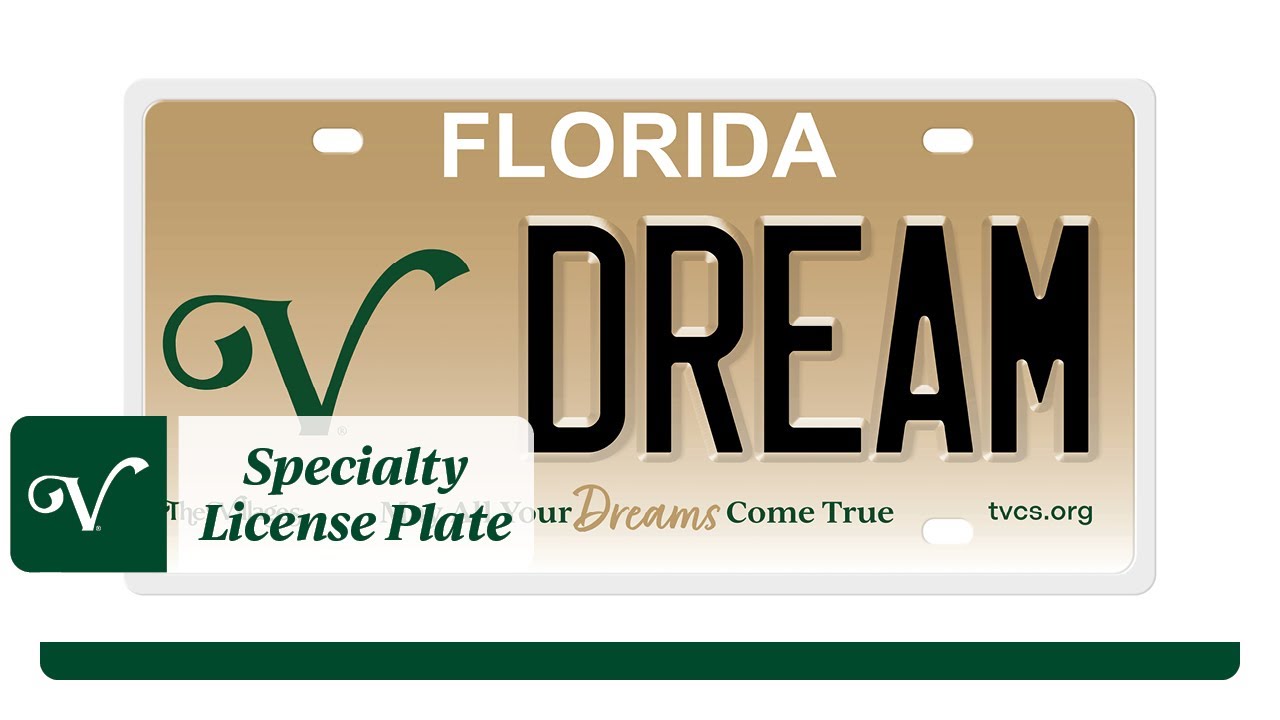 Introducing The Villages Specialty License Plate - YouTube
