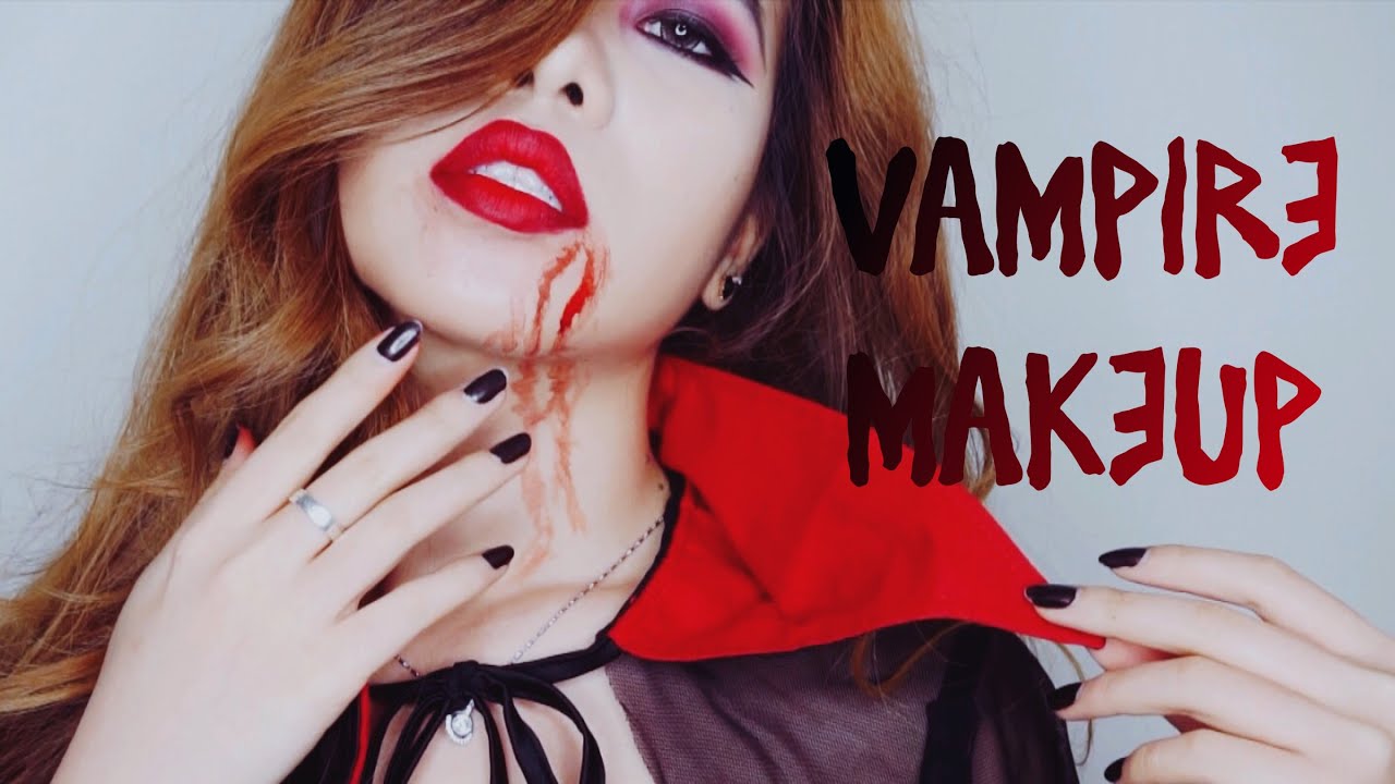 SIMPLE VAMPIRE MAKEUP (WITH CC ENGSUB) - YouTube