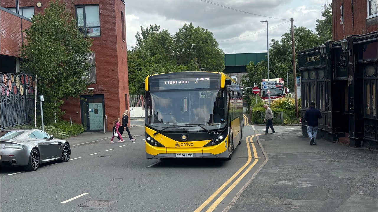 Arriva bus 487 from Liverpool to Neston - YouTube