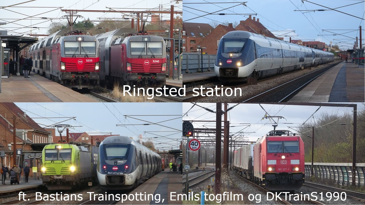 Ringsted station (ft. Bastians Trainspotting, Emils togfilm og ...